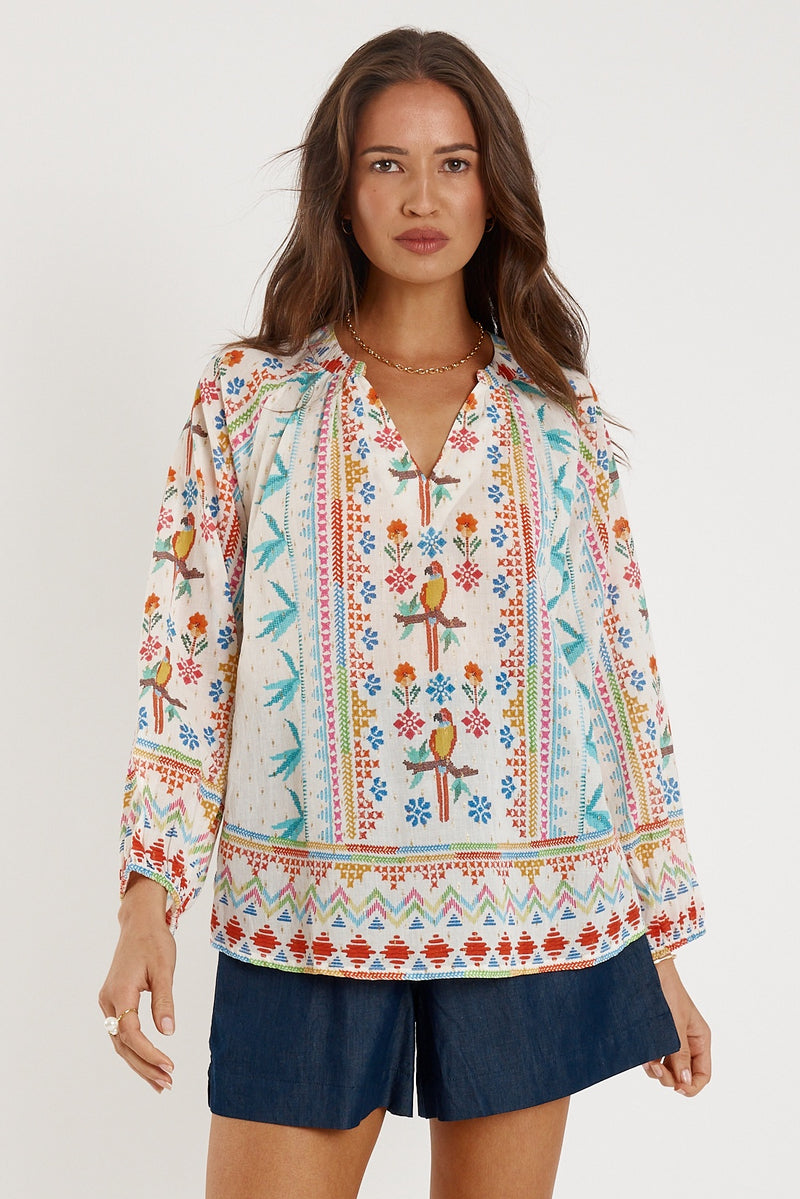 Ruby Ya Ya BISCAY Shirt in White