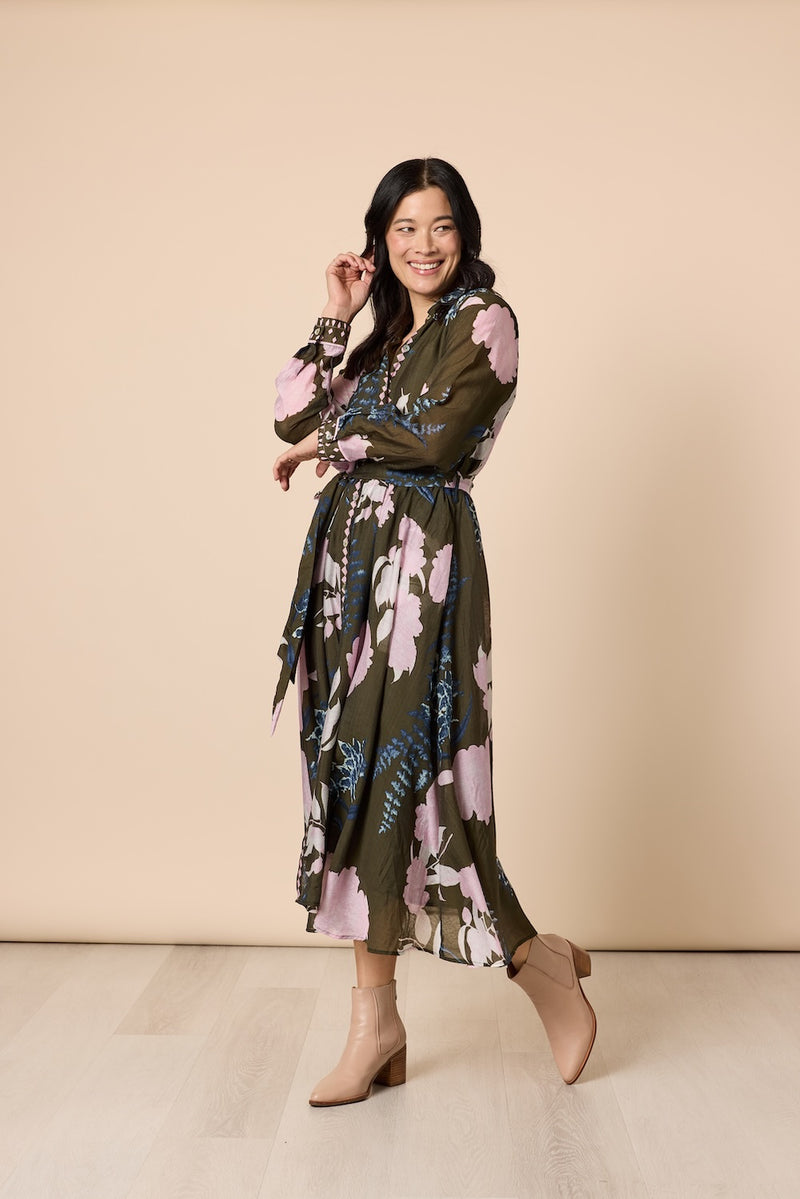 Gordon Smith Colorado Dress in Khaki