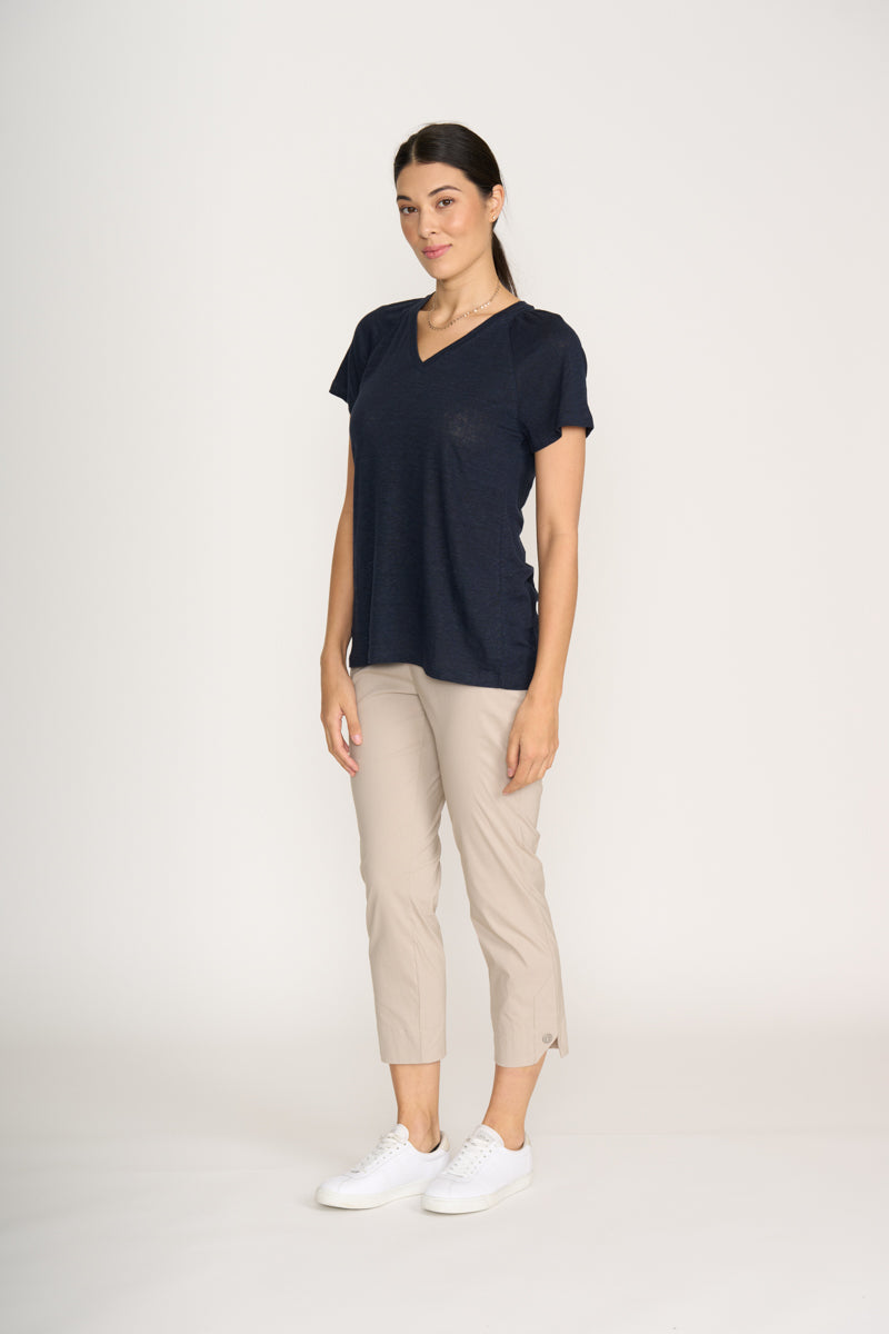 Foil Finish Line Pant in Sand