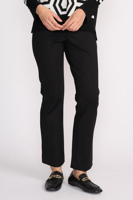 Foil Clean Cut Trouser in Black