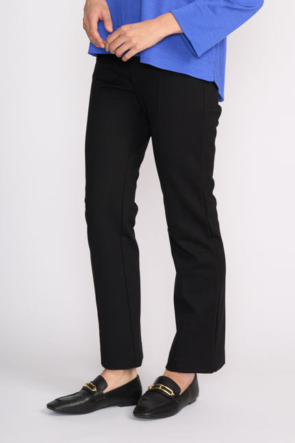 Foil Clean Cut Trouser in Black
