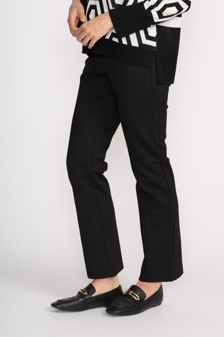 Foil Clean Cut Trouser in Black
