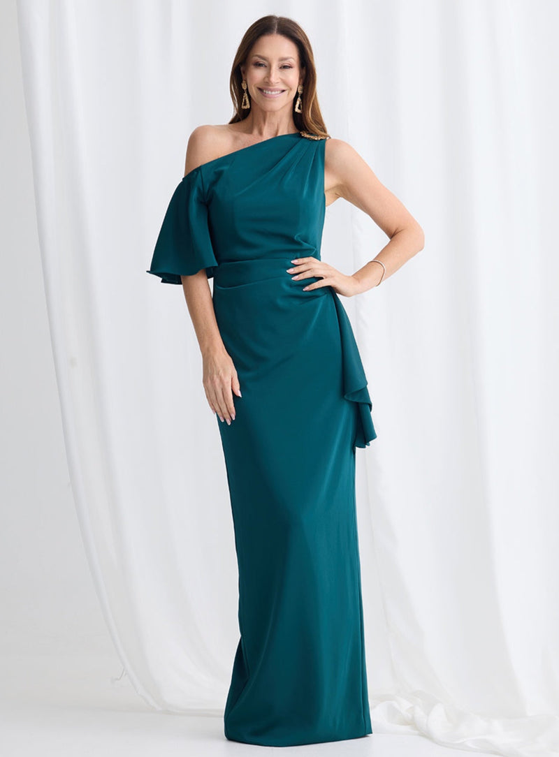 Trellis Lane Mishy Gown in Teal