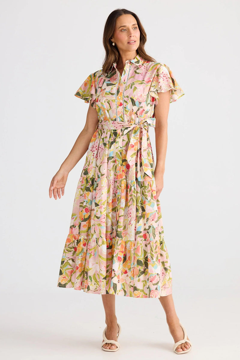 Brave + True Alice Short Sleeve Dress in Zoes Garden