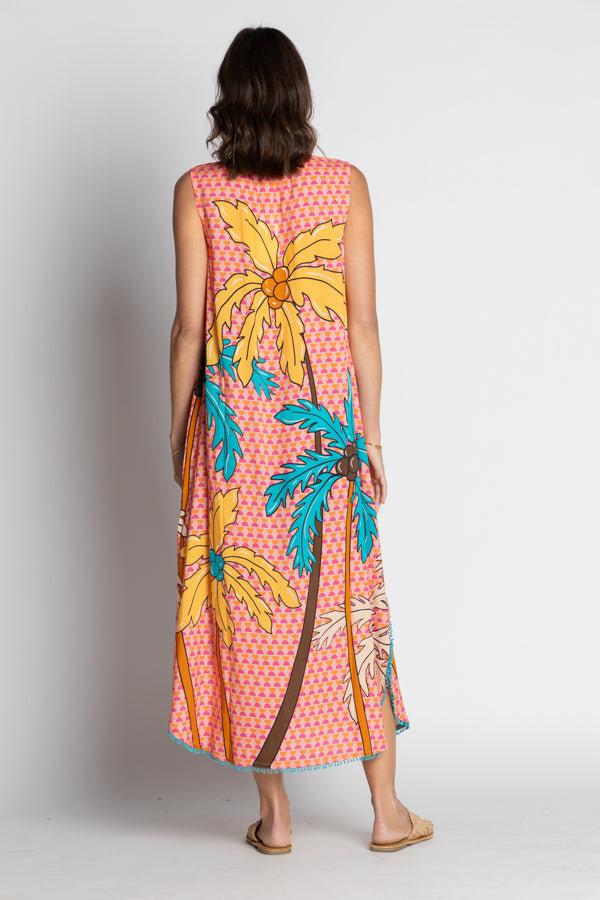 Lula Soul AQUILA Sleeveless Maxi in Coral