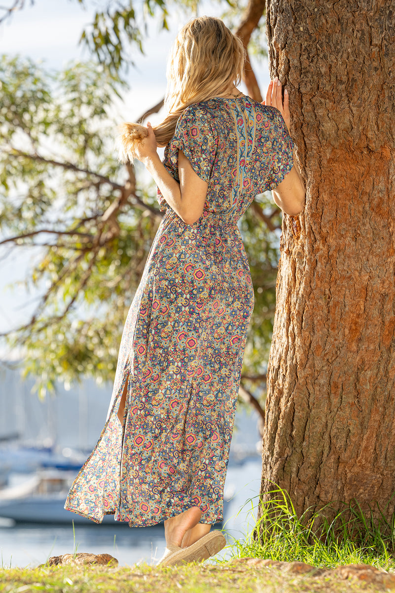 Cienna Peyton Short Sleeve Maxi